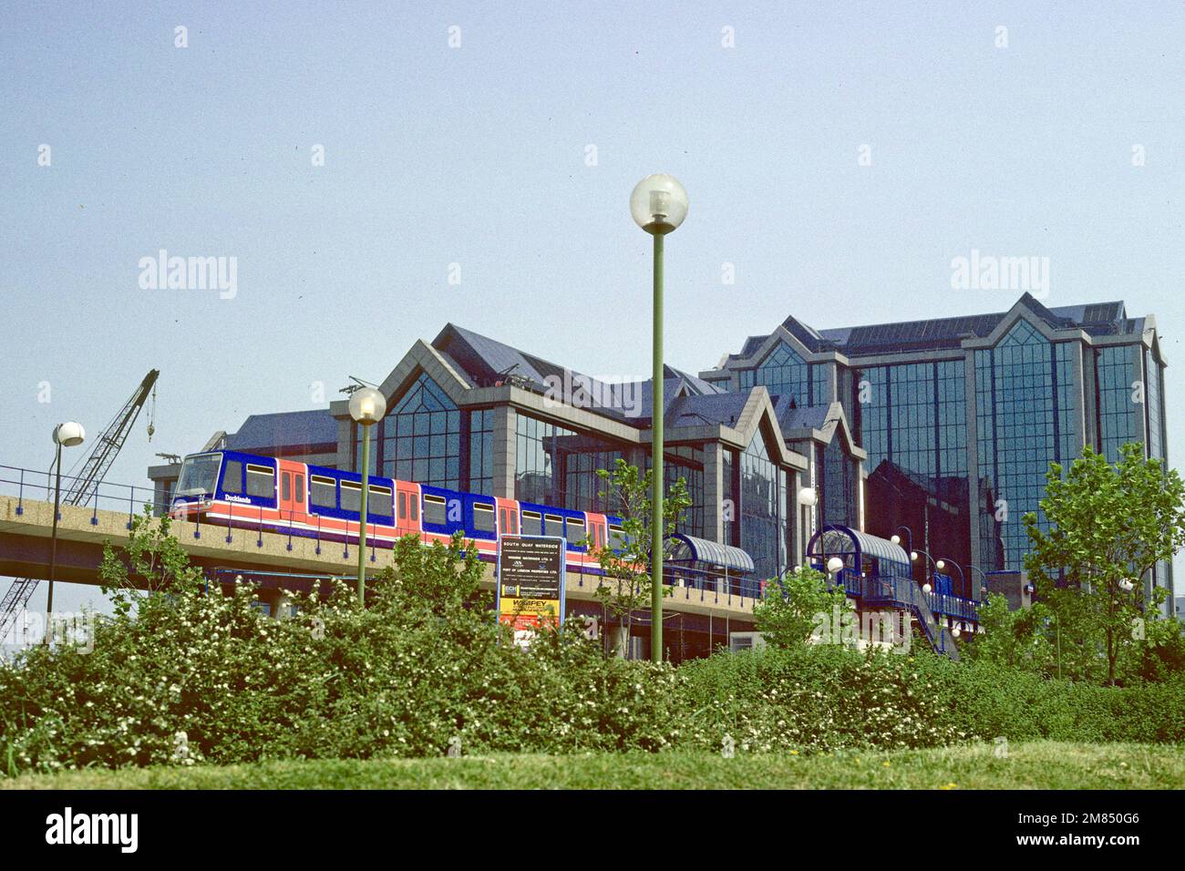 South Quay Docklands Light Railway station and former South Quay ...