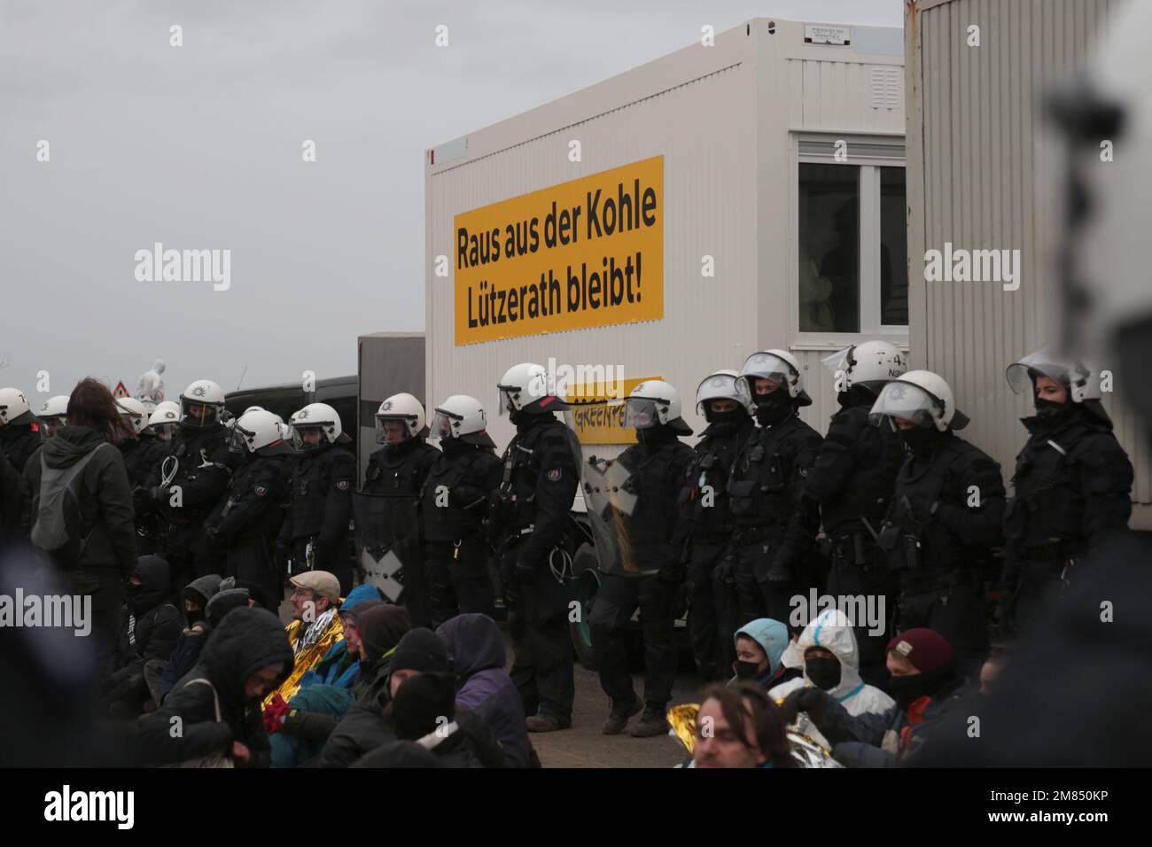 Lützerath, Germany - 01 10 2023 -Climate Protest, Police Evict ...