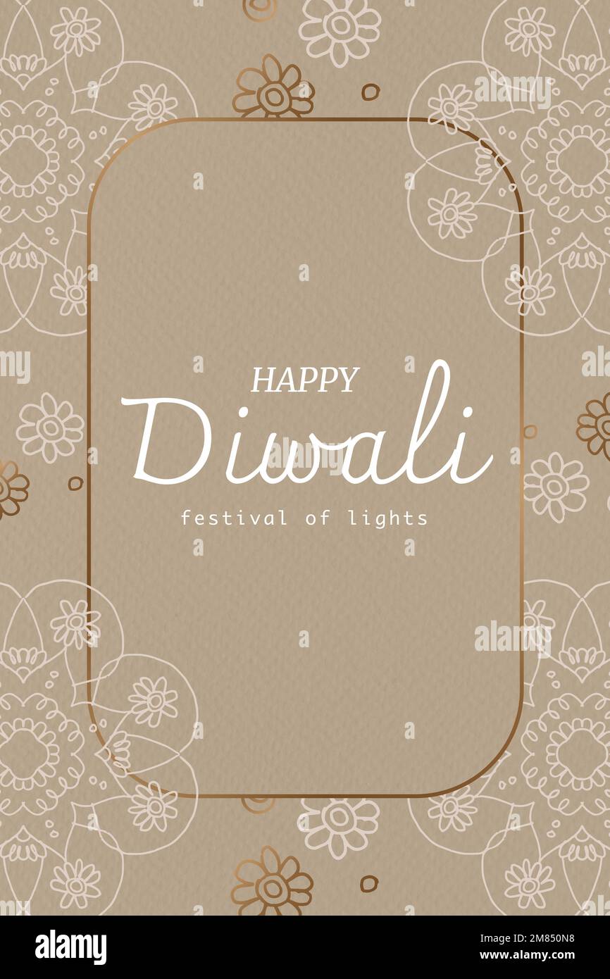 Diwali festival card template hi-res stock photography and images - Alamy