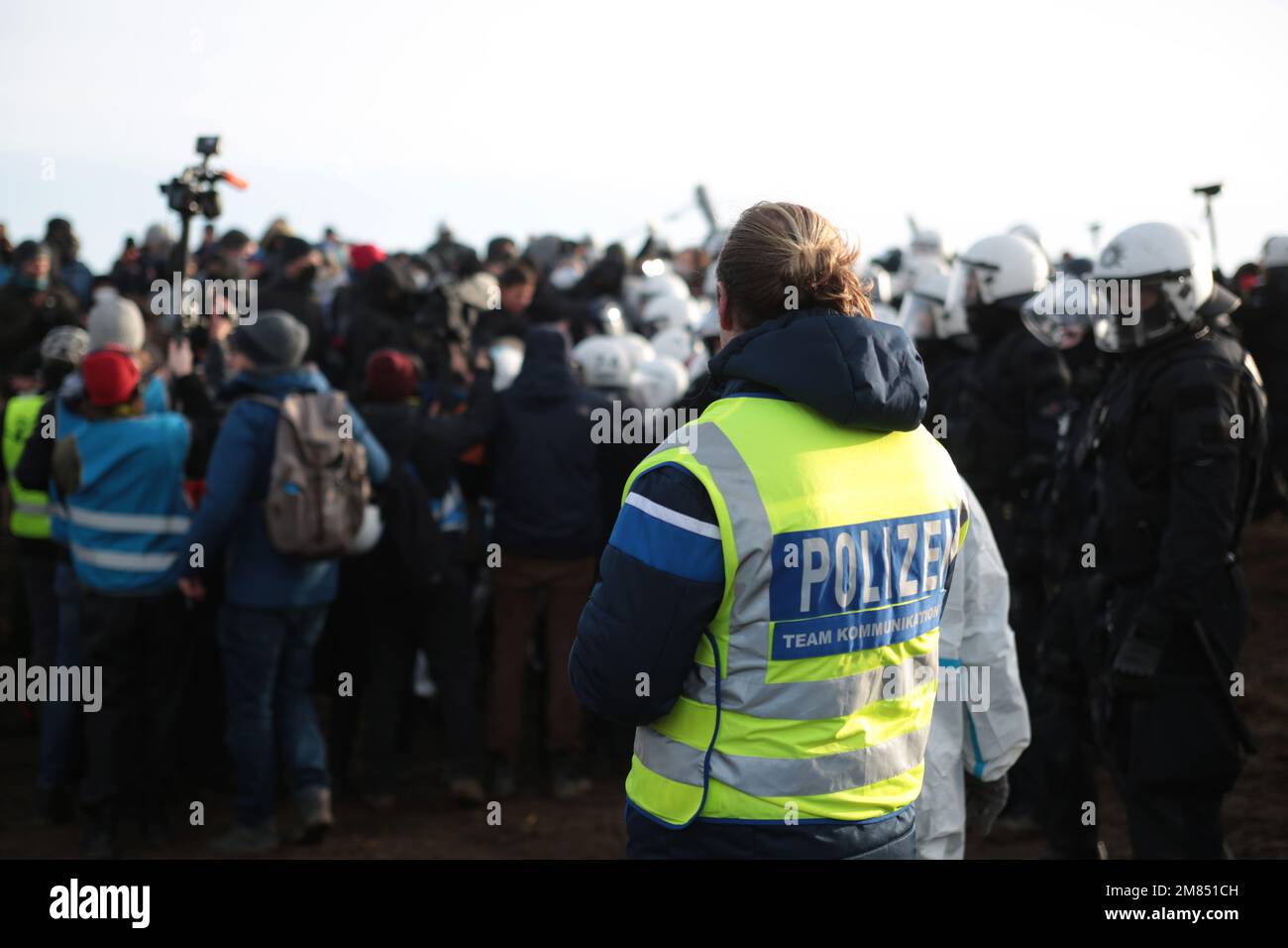 Lützerath, Germany - 01 10 2023 -Climate Protest, Police Evict ...
