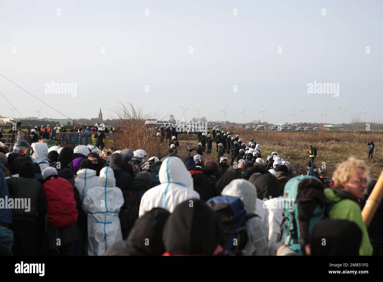 Lützerath, Germany - 01 10 2023 -Climate Protest, Police Evict ...