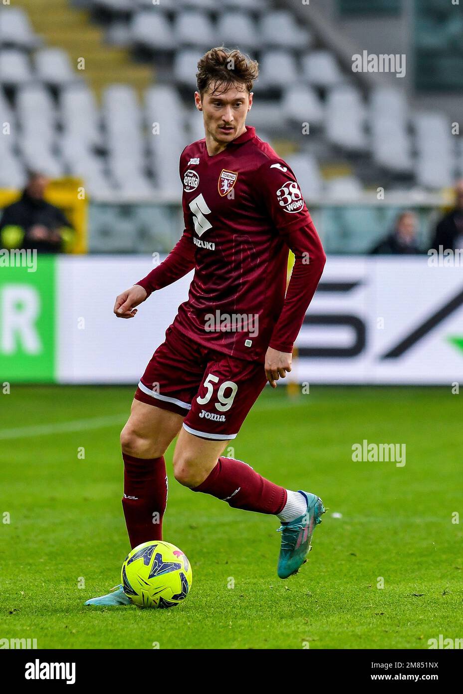 Aleksej Miranchuk of Torino FC in action during Serie A 2022/23 match ...