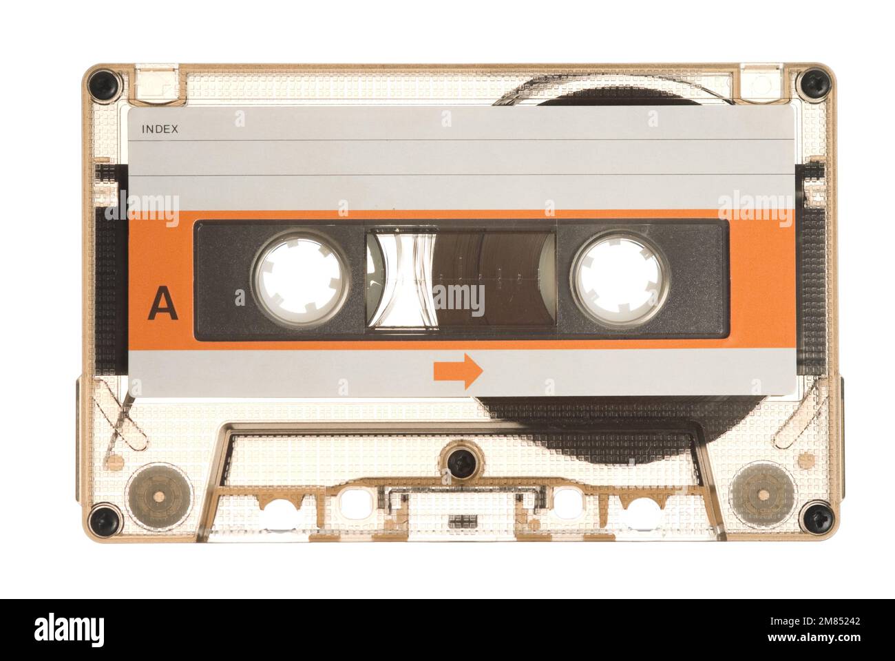 Old audio cassette on Cut Out Stock Images & Pictures - Alamy