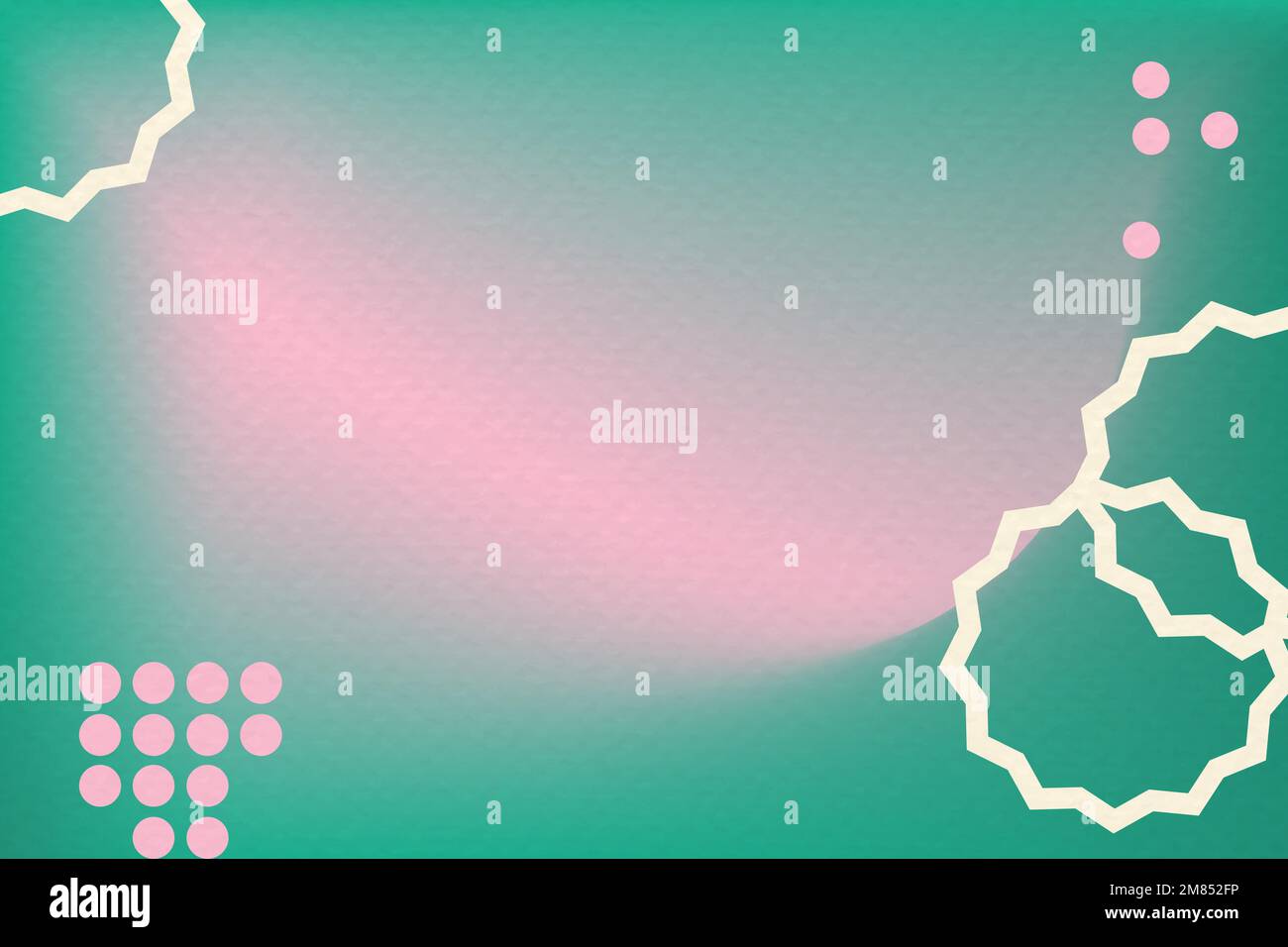 Green gradient background vector in abstract memphis style with funky ...