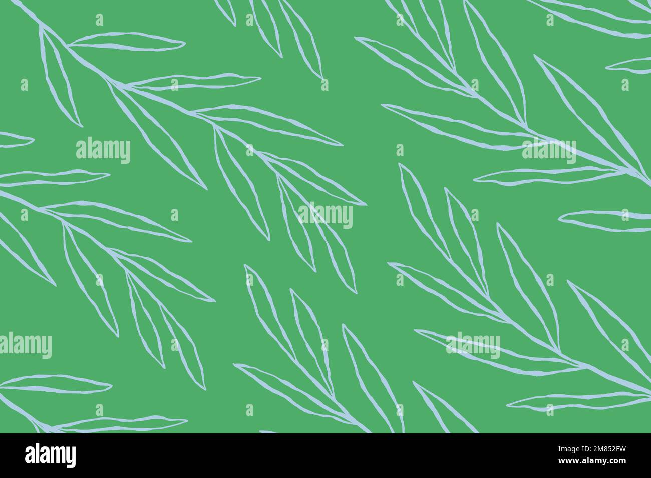 Blue eucalyptus leaf pattern vector on green botanical background Stock ...