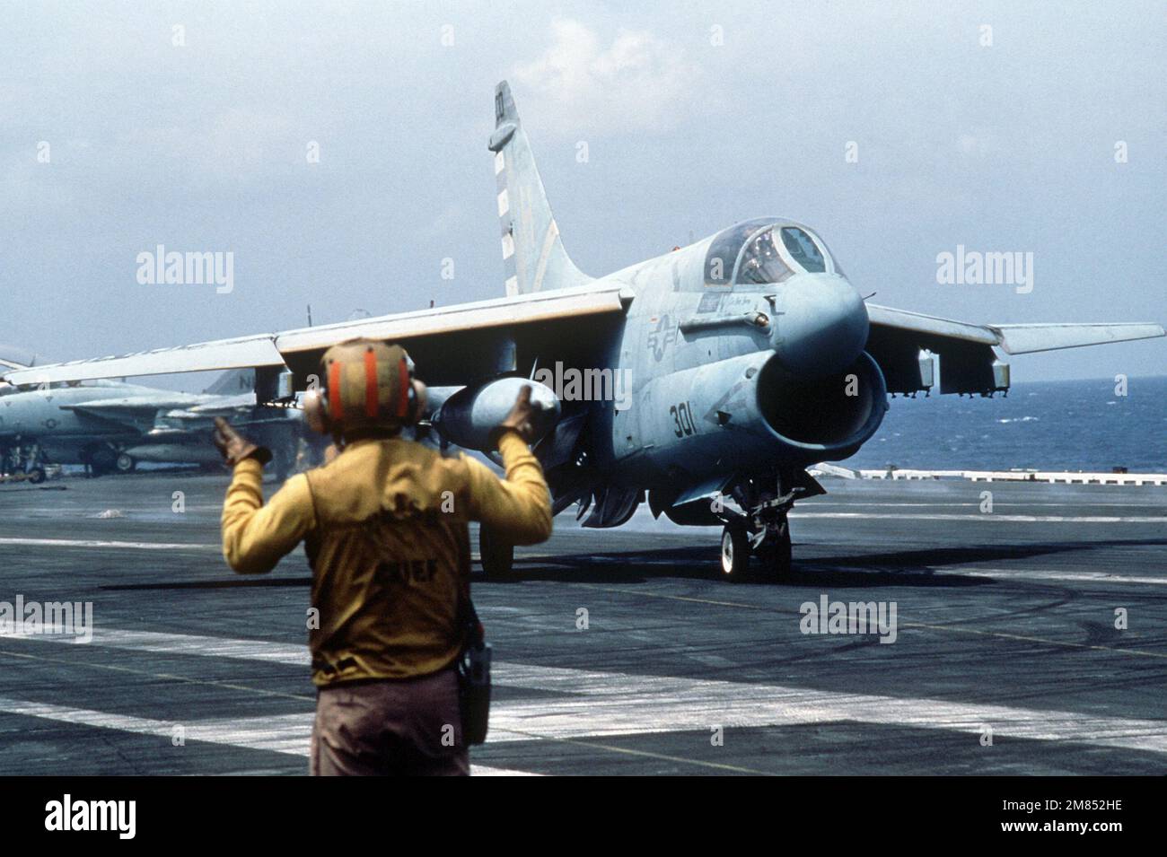 DN-ST-86-11442. Base: USS Enterprise (CVN 65) Country: Indian Ocean ...