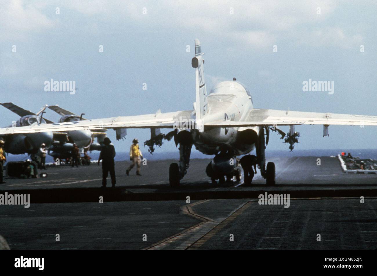 DN-ST-86-11447. Base: USS Enterprise (CVN 65) Country: Indian Ocean ...