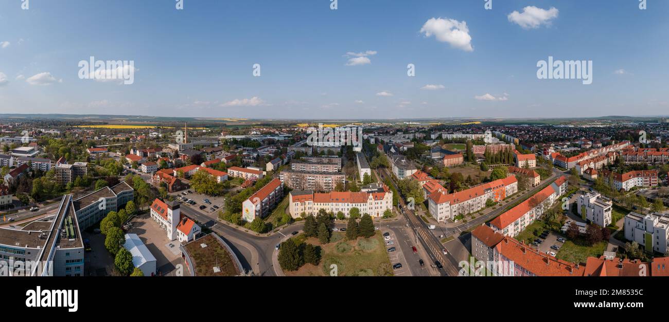 Luftbildaufnahmen Halberstadt Harz Stock Photo - Alamy