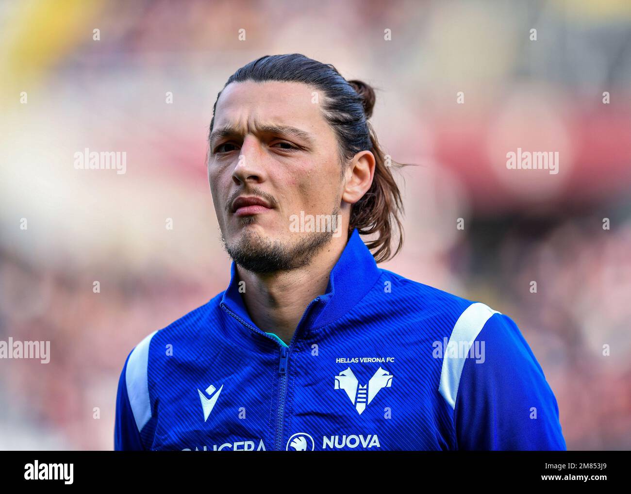 Milan Djuric of Hellas Verona FC sen during Serie A 2022/23 match ...