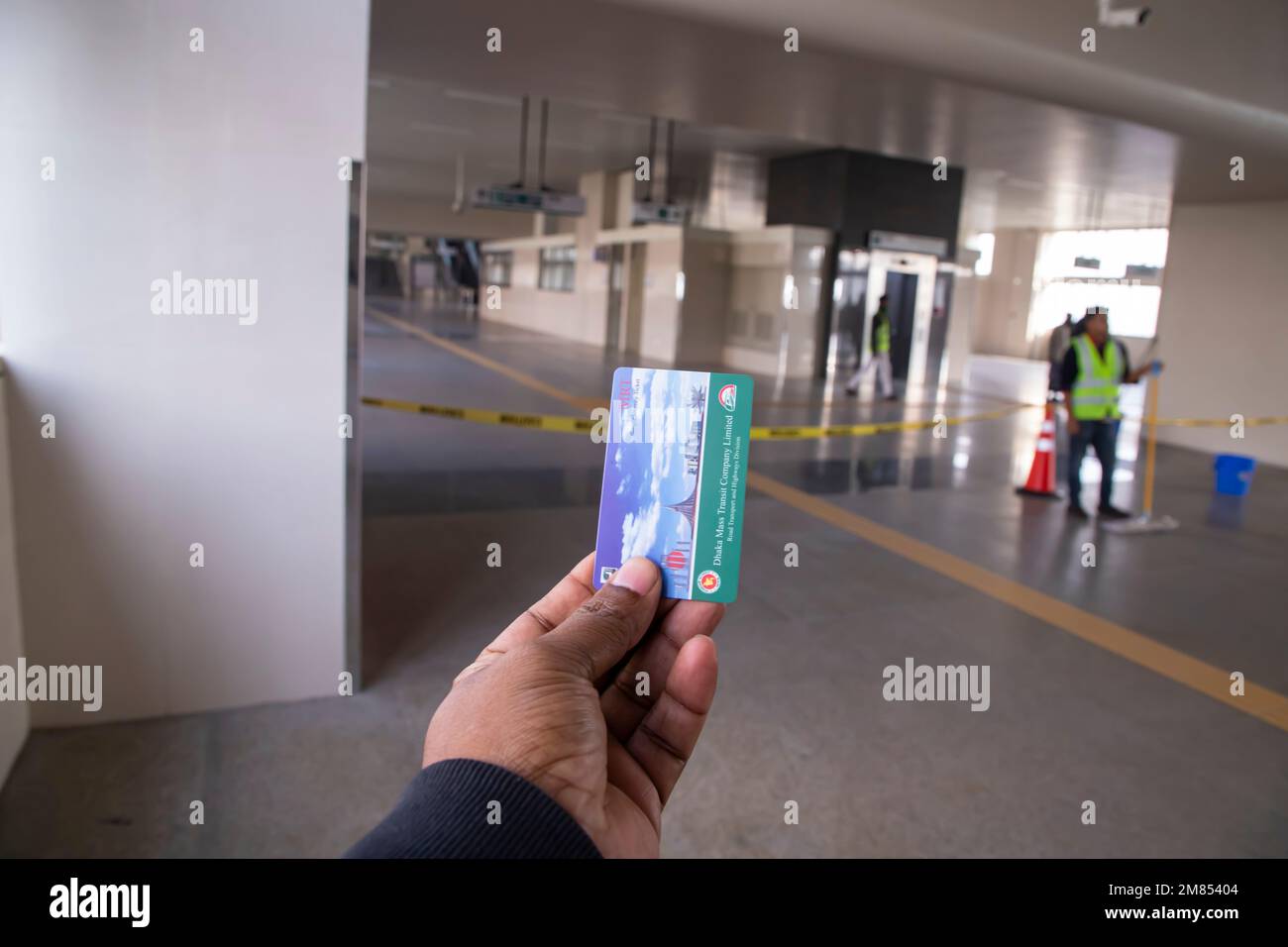 10 January 2023, Dhaka-Bangladesh: The Dhaka Metro Mass Rapid Transit ...