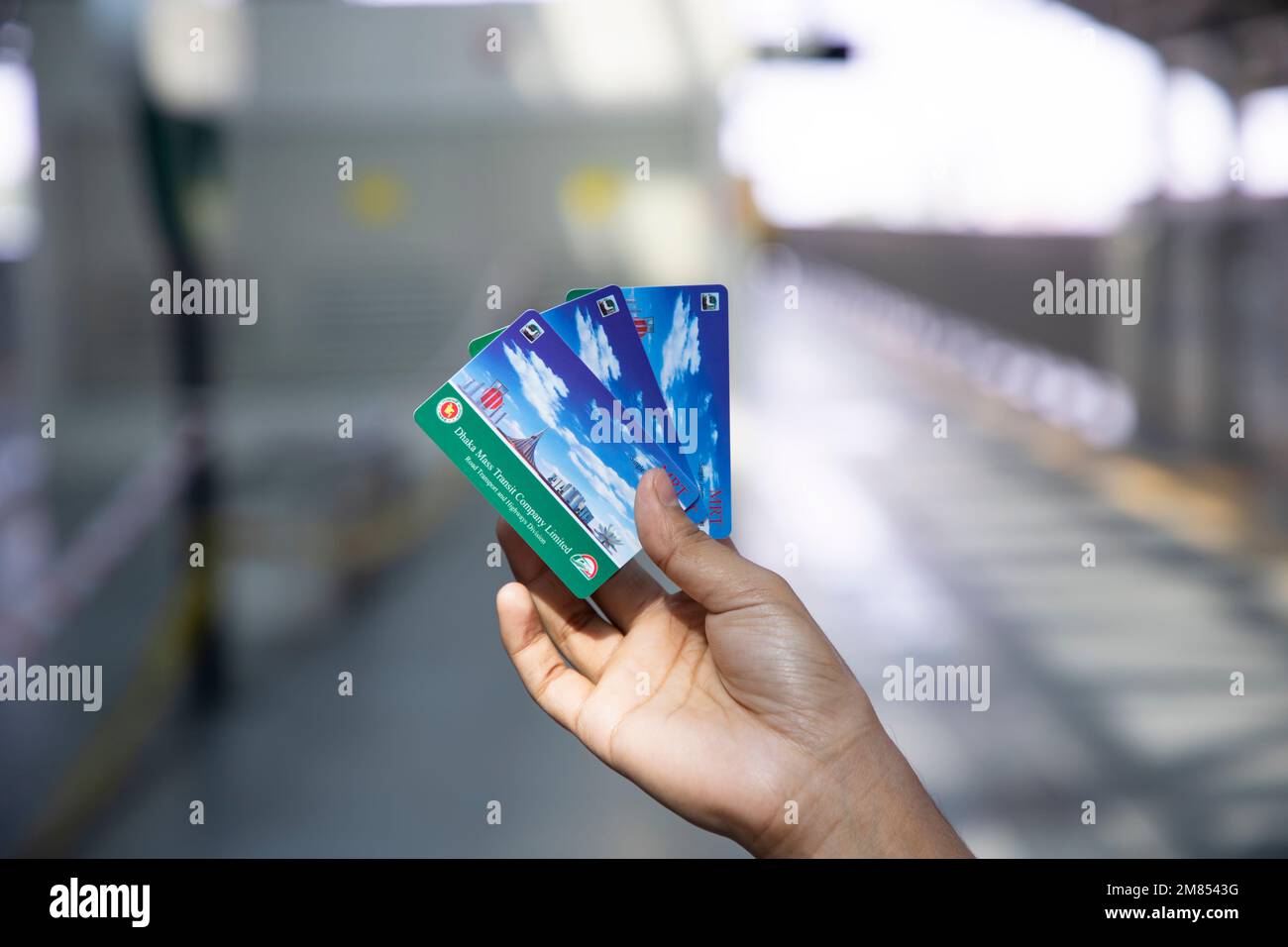10 January 2023, Dhaka-Bangladesh: The Dhaka Metro Mass Rapid Transit ...