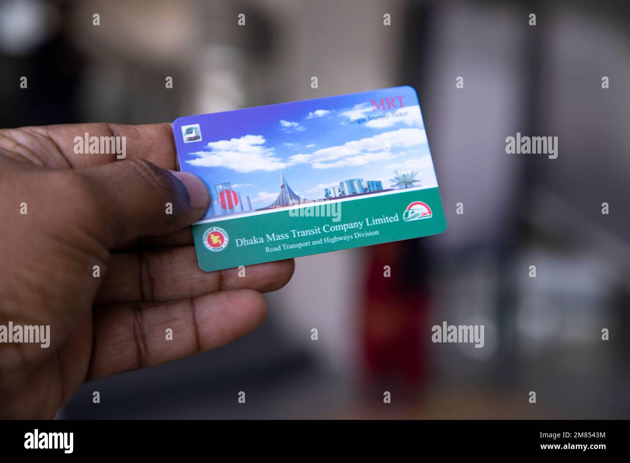 10 January 2023, Dhaka-Bangladesh: The Dhaka Metro Mass Rapid Transit ...