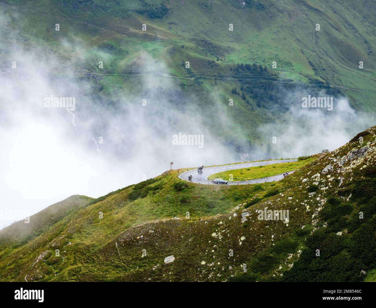 Grossglockner high alpine road mountains background hi-res stock ...