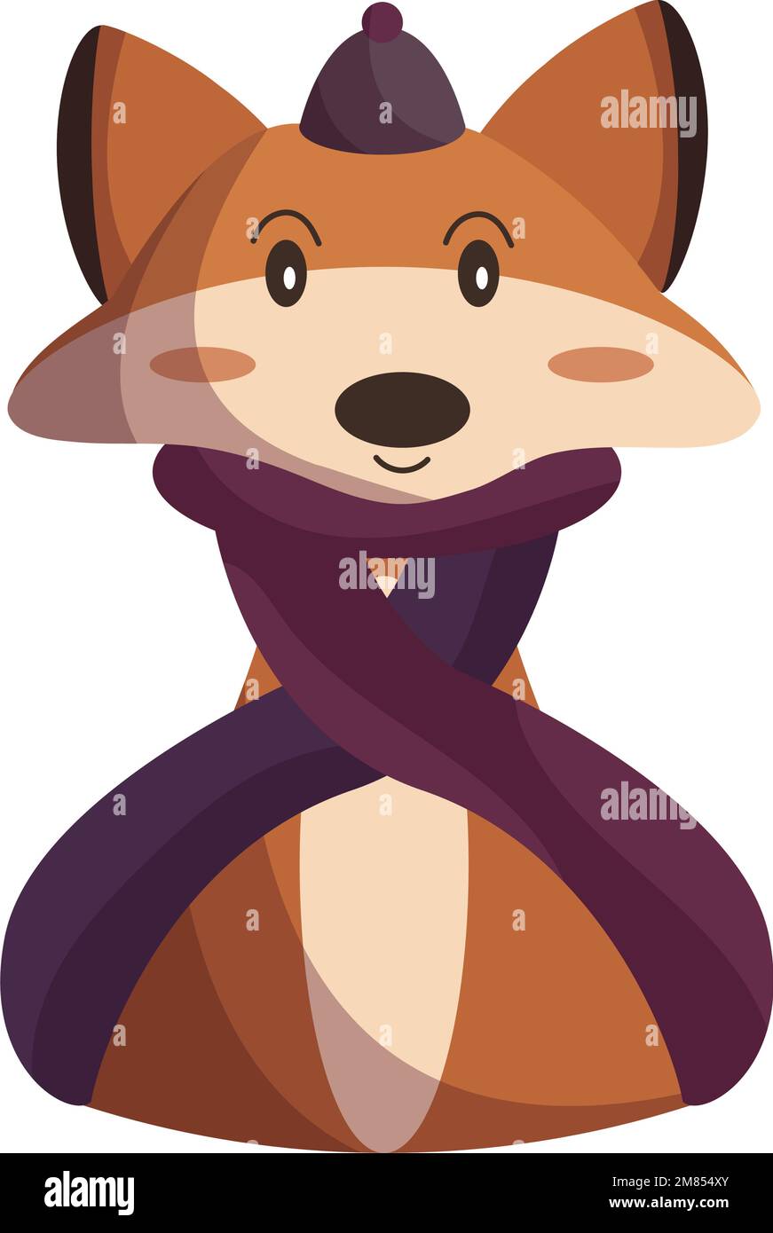 Fox with scarf hi-res stock photography and images - Alamy