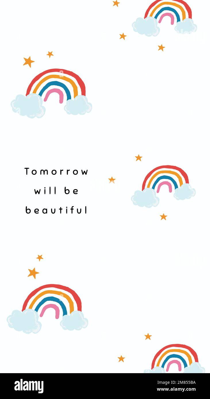 Tomorrow will be beautiful Stock Vector Images - Alamy