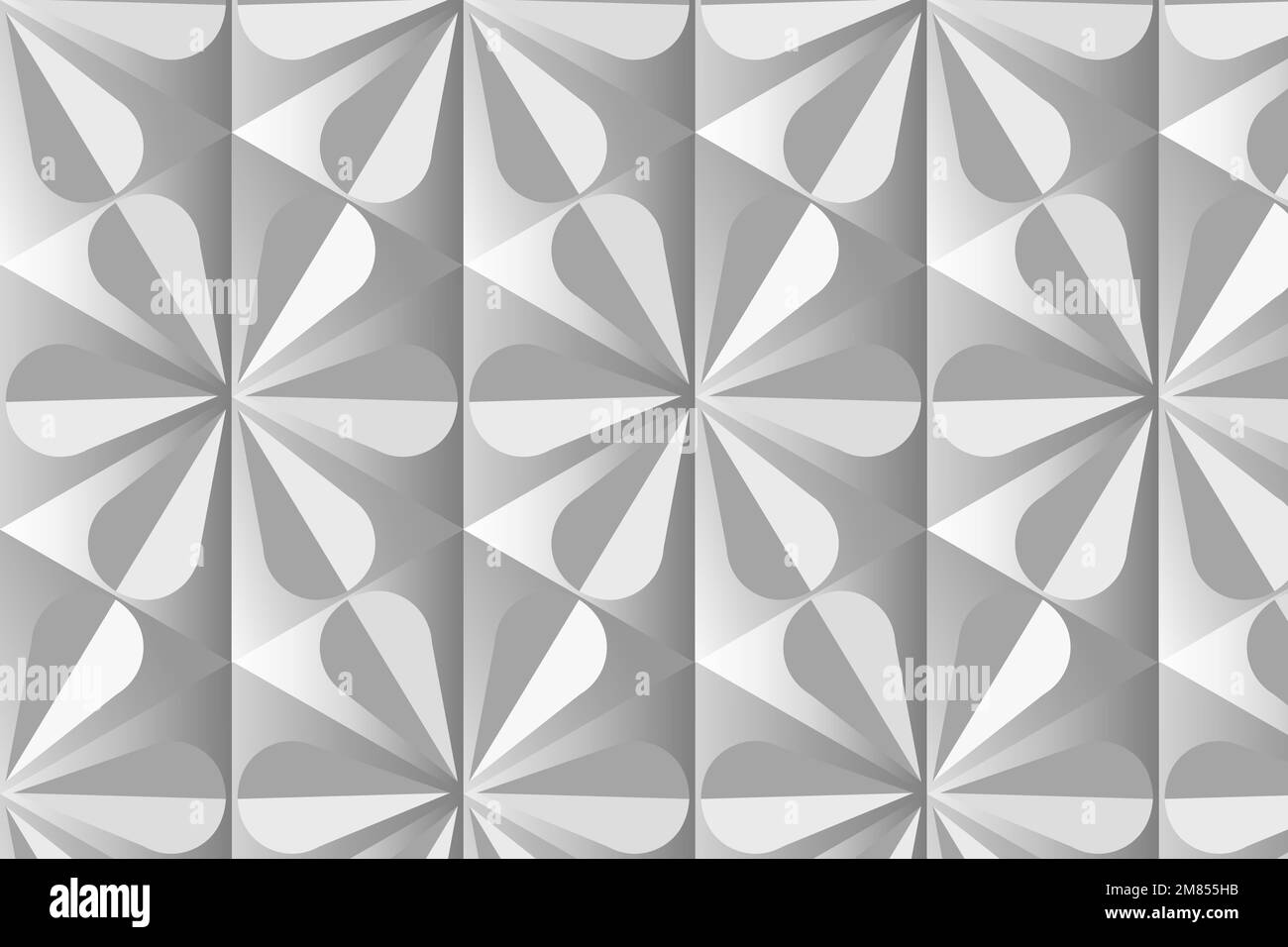 Simple 3d Geometric Pattern Vector Grey Background Stock Vector Image And Art Alamy
