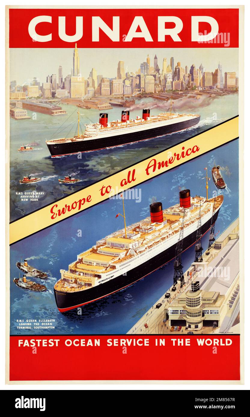 Rms queen mary interior hi-res stock photography and images - Alamy
