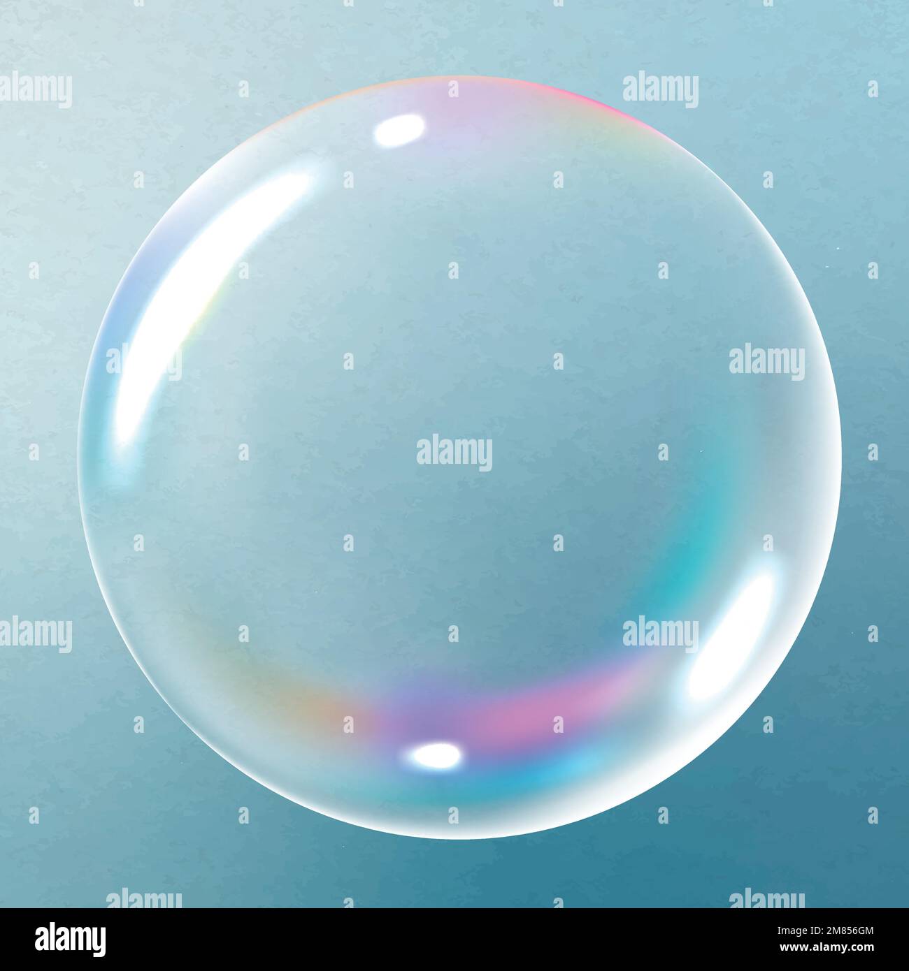 Clear bubble design element vector in blue background Stock Vector Image & Art - Alamy