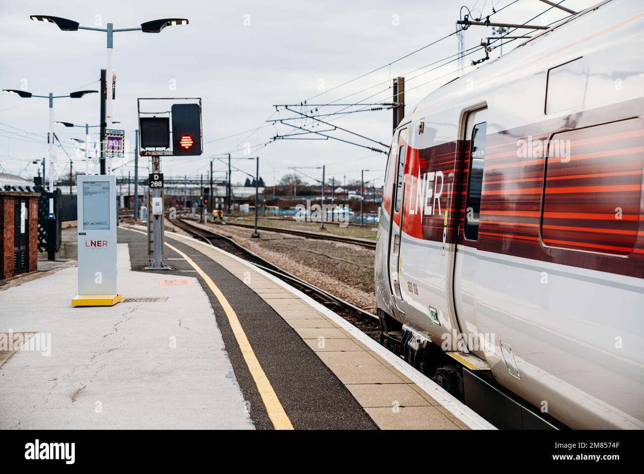 05.01.2023 Doncaster, South Yorkshire, Train strikes leaving rail ...
