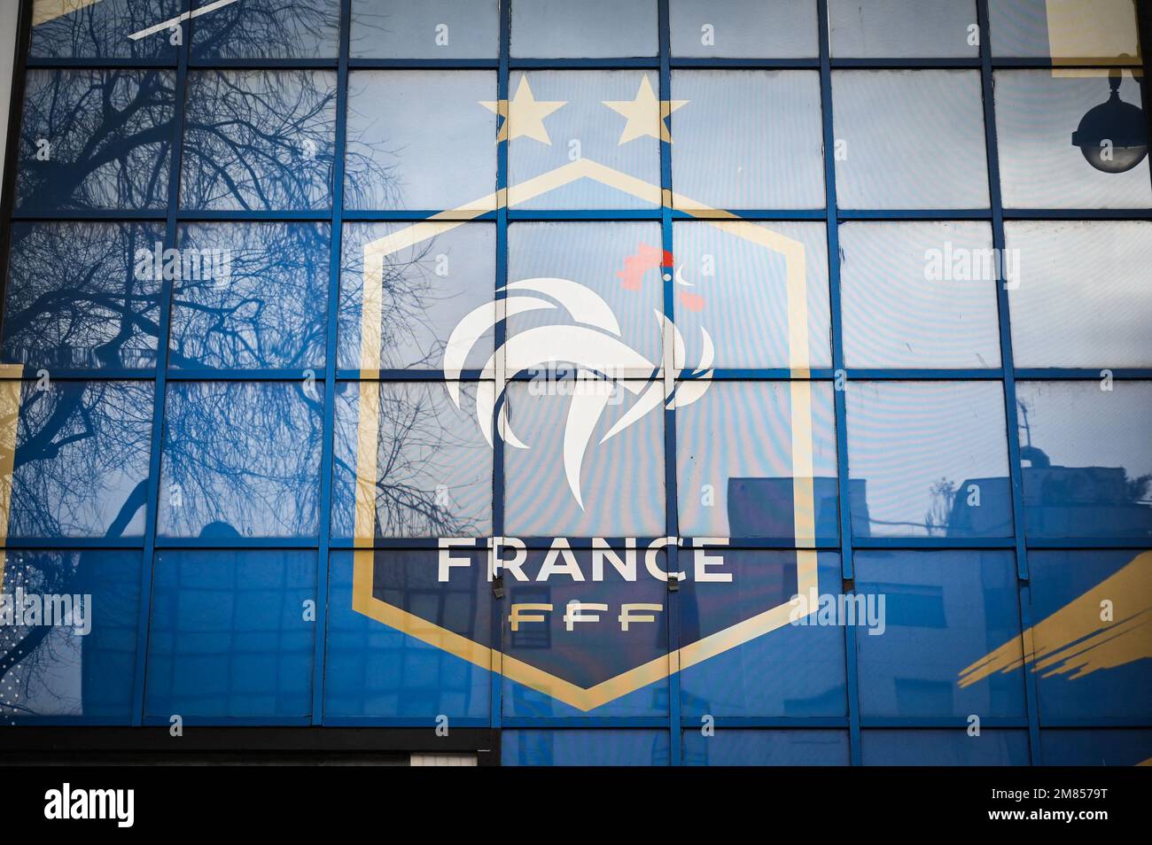 Illustration of the offices of the French Football Federation (FFF) in ...