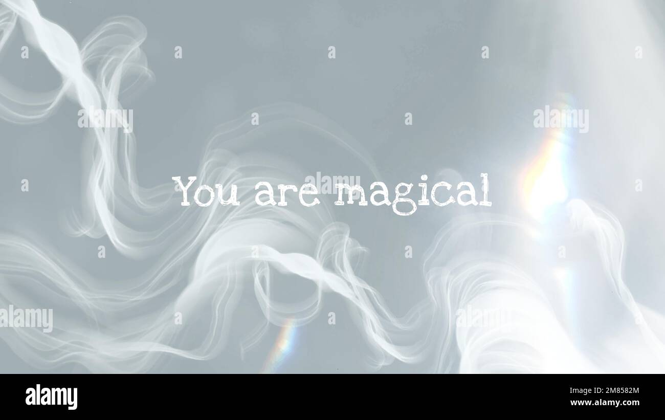 Aesthetic smoke vector template for blog banner Stock Vector Image ...