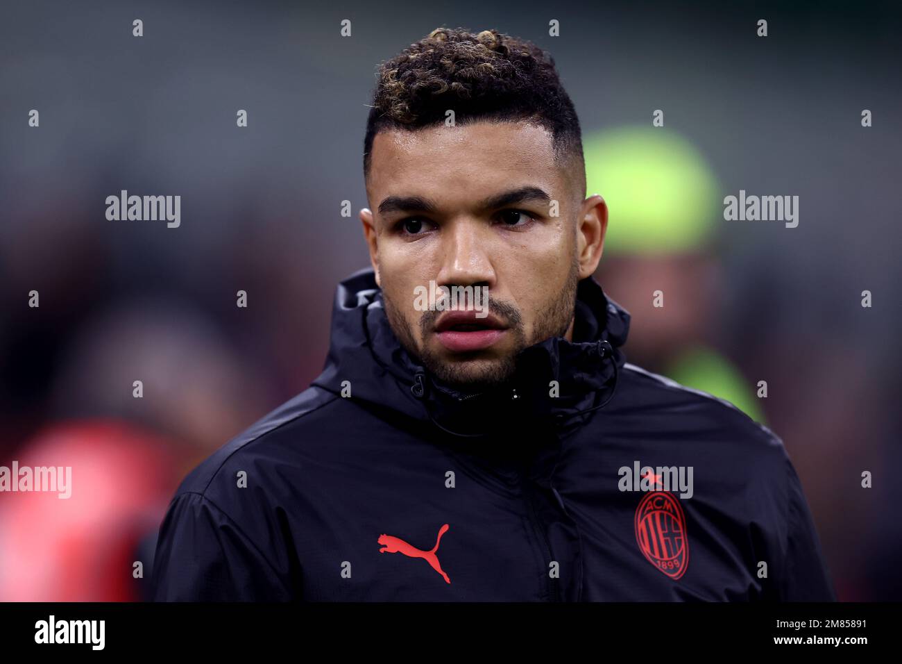 Junior Messias of Ac Milan looks on during the Coppa Italia football ...