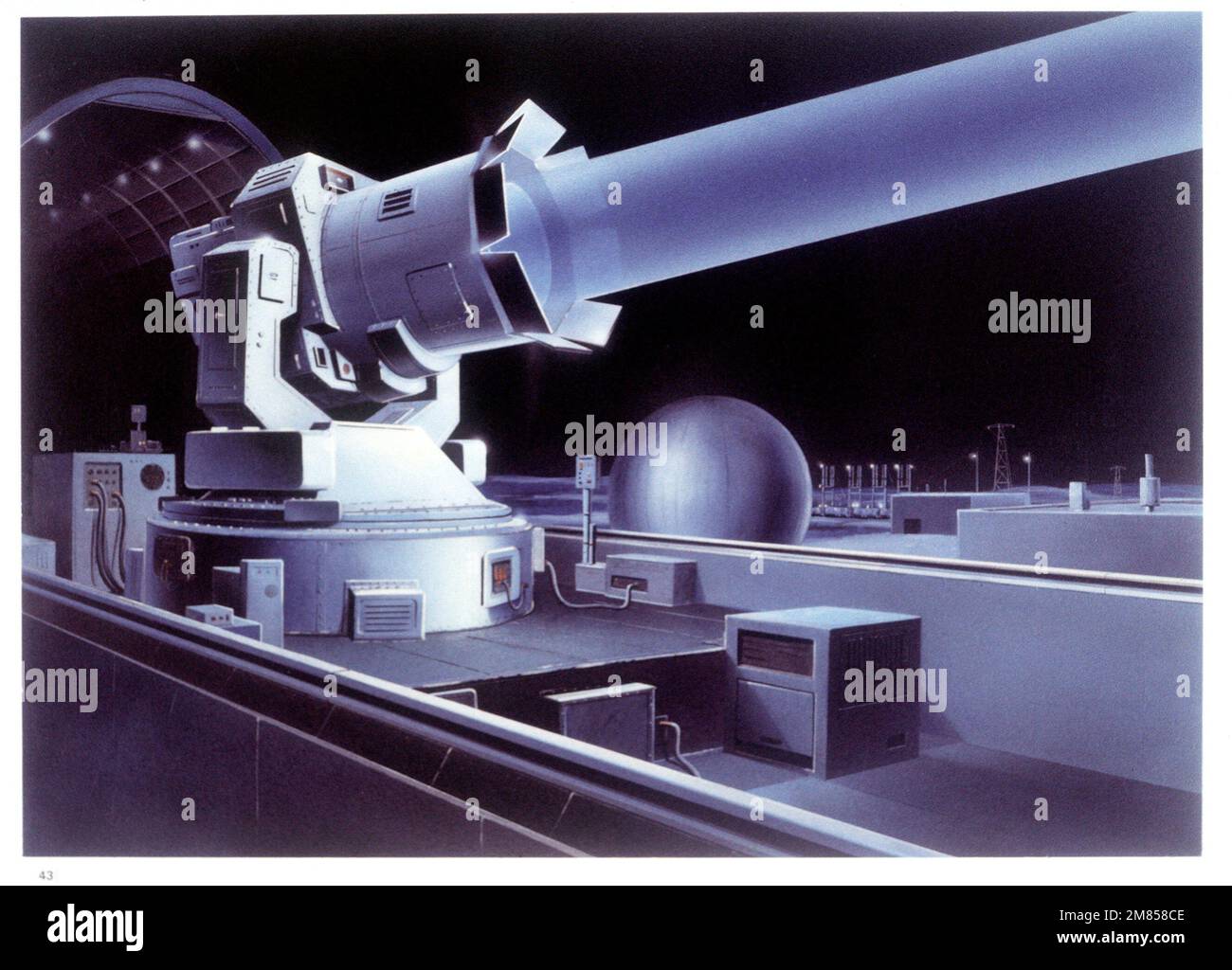An artist's concept of a Soviet ground-based laser. Country: Unknown ...