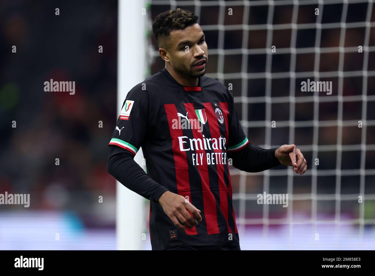 Junior Messias of Ac Milan looks on during the Coppa Italia football ...