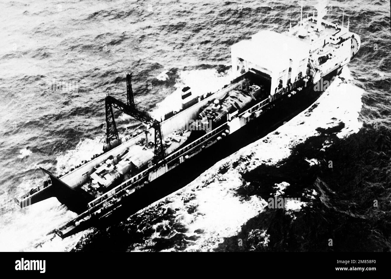 An elevated starboard quarter view of Osa class torpedo boats being ...