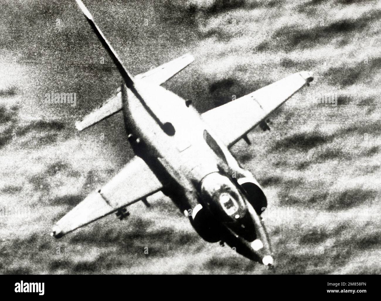 A Soviet Yak-36 Forger aircraft in flight. Country: Unknown Stock Photo ...