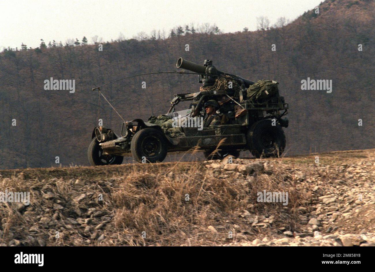 Members of the 2nd Bn., 1ST Inf., 9th Inf. Div. (Light), drive their ...
