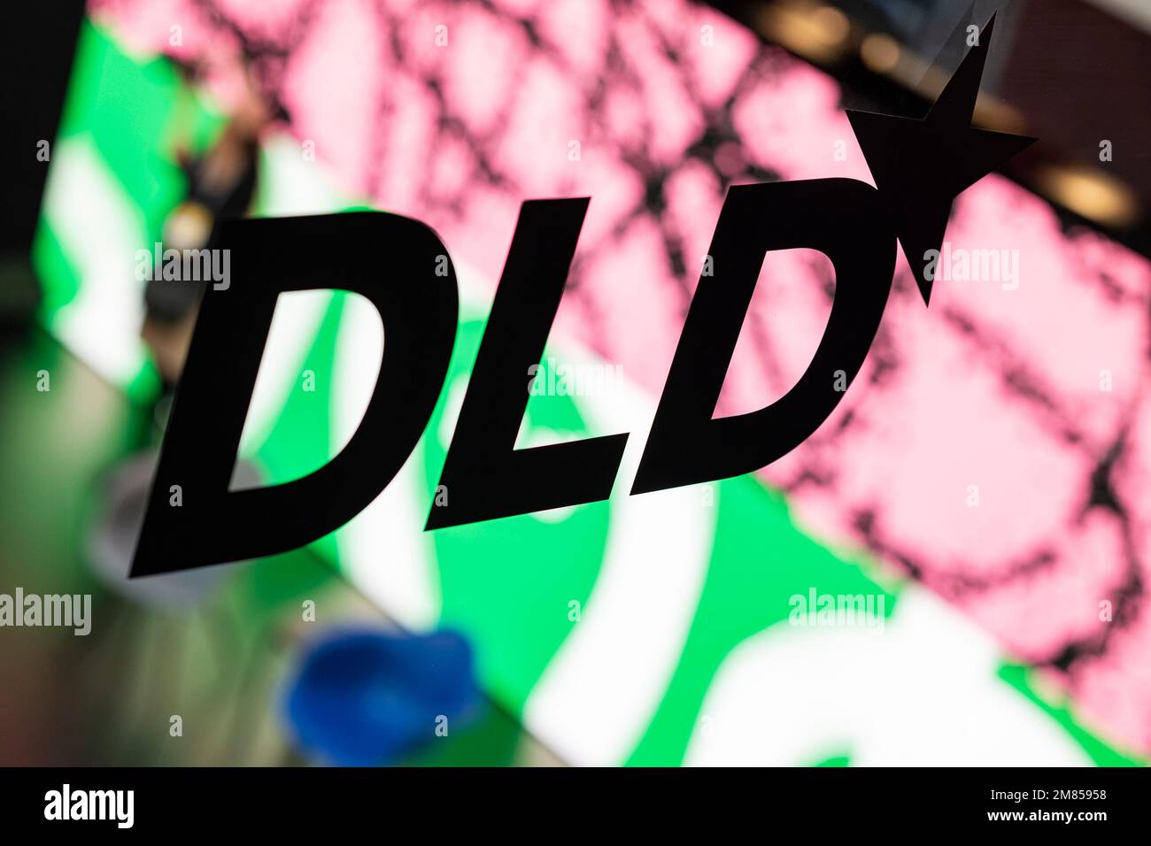 Munich, Germany. 12th Jan, 2023. The logo of the "Digital Life Design ...