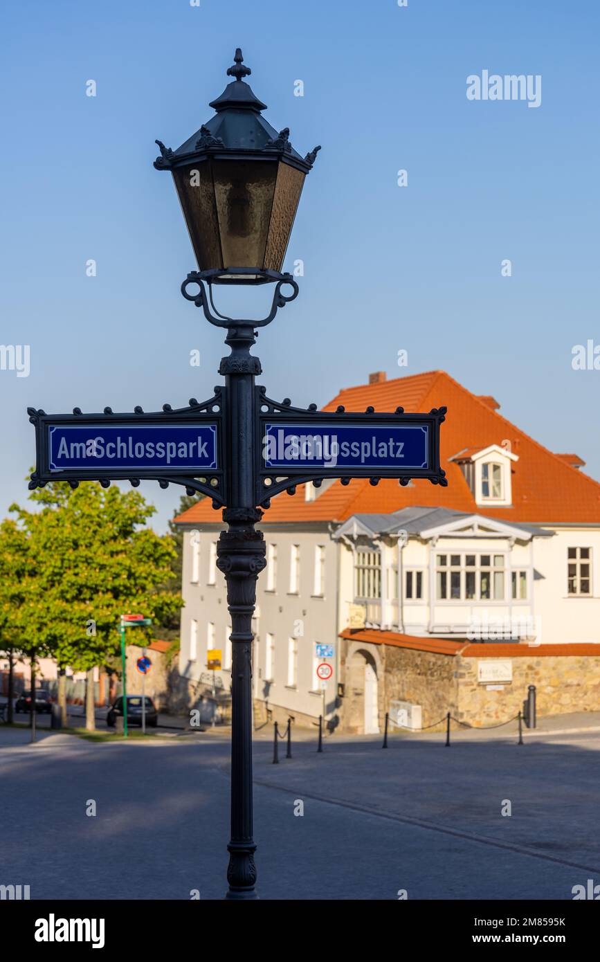 Schlosspark Ballenstedt im Harz Stock Photo - Alamy