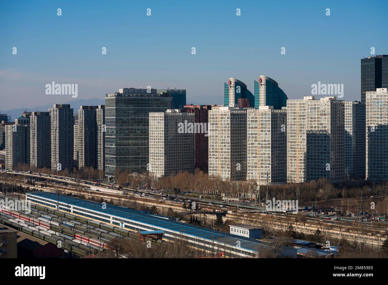 Vehicles outside beijing international hi-res stock photography and ...