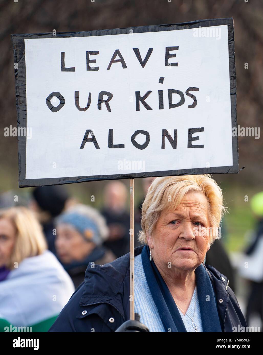 Edinburgh, Scotland, UK. 12 January 2023. Rally outside Scottish ...