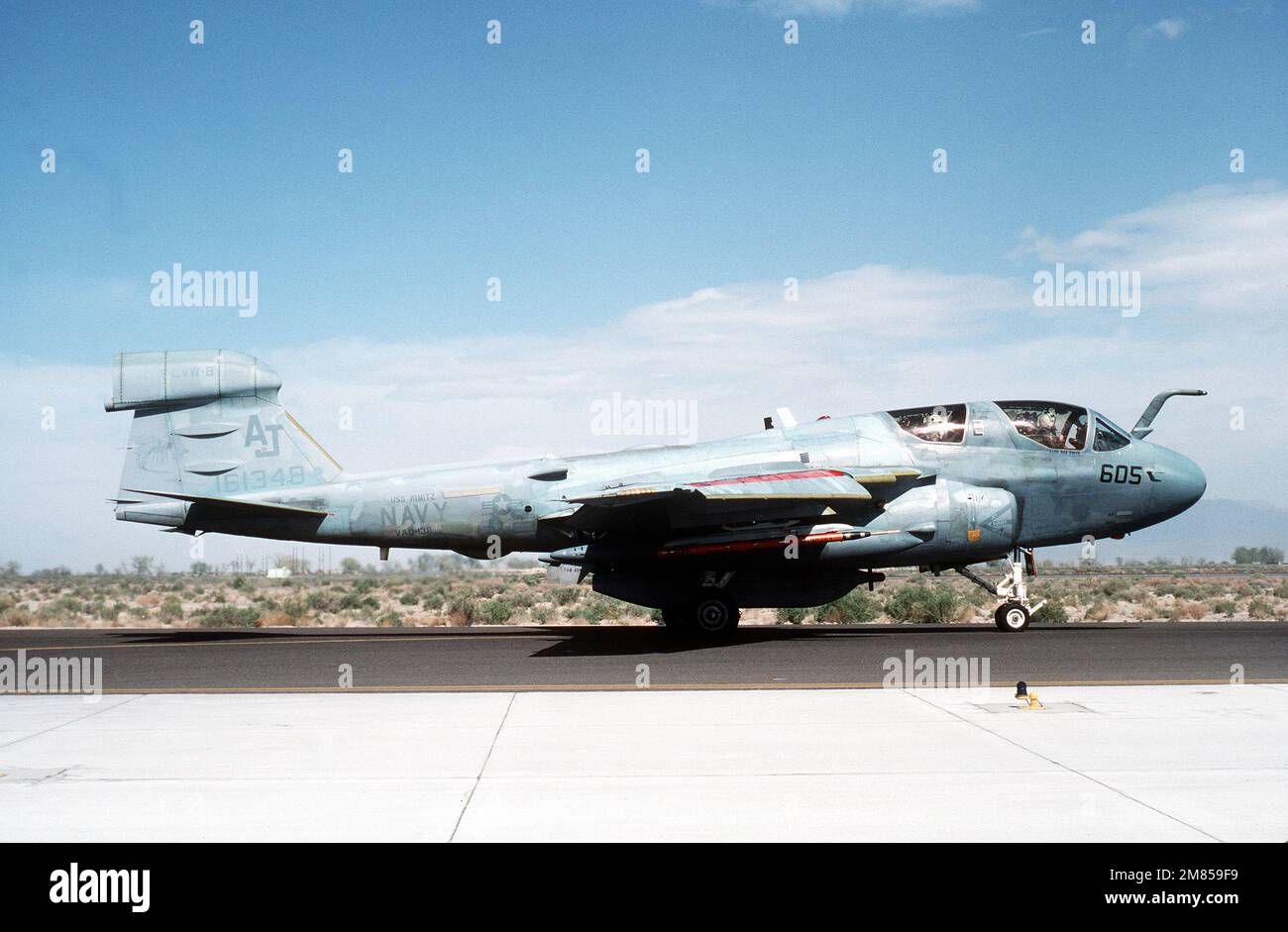 A right side view of a Tactical Electronic Warfare Squadron 138 (VAQ ...