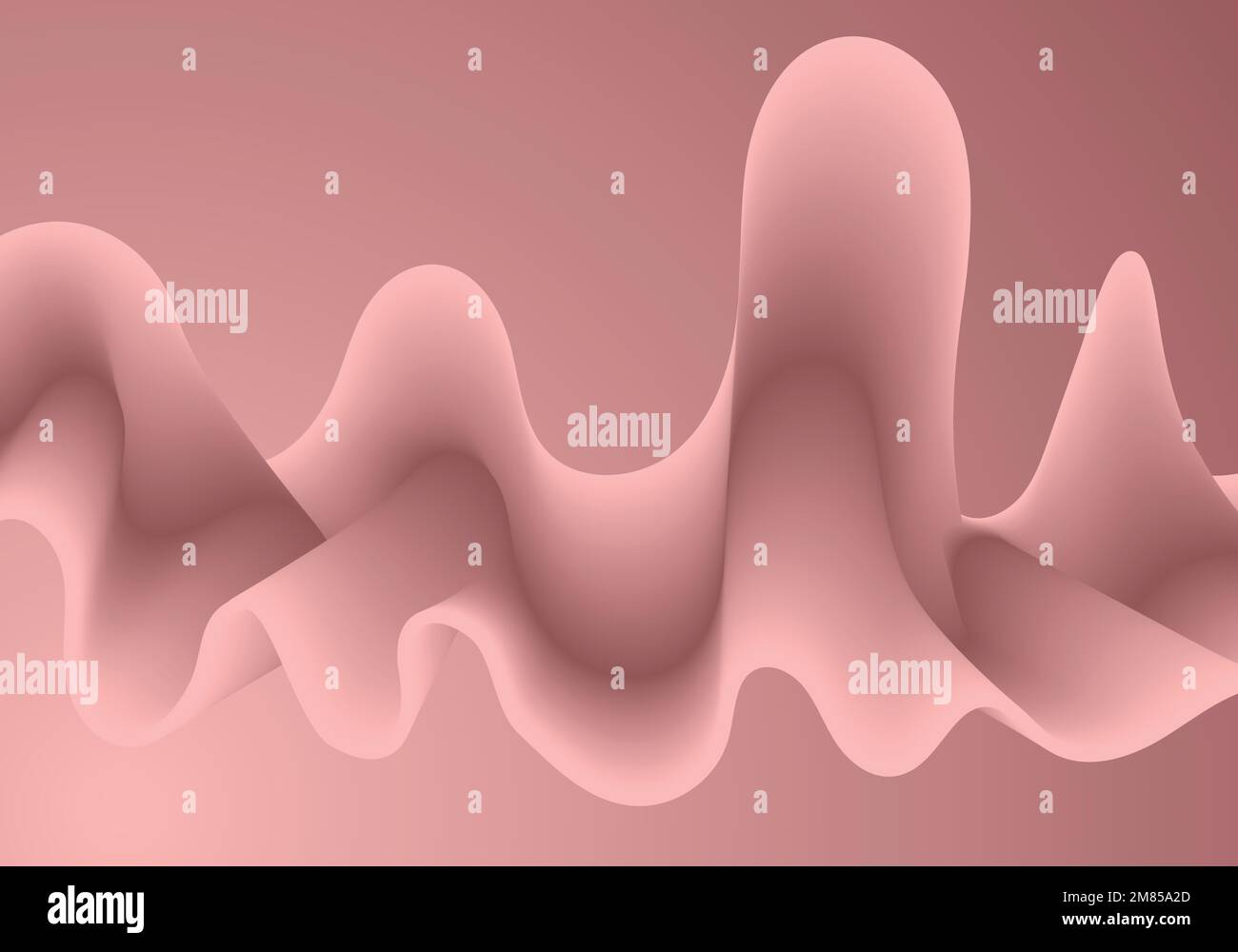 Abstract soft color fluid wave. Duotone geometric compositions with gradient 3d flow shape ...