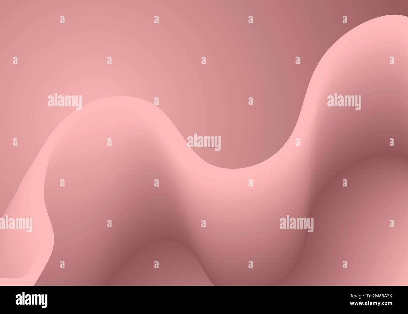 Abstract soft color fluid wave. Duotone geometric compositions with gradient 3d flow shape ...