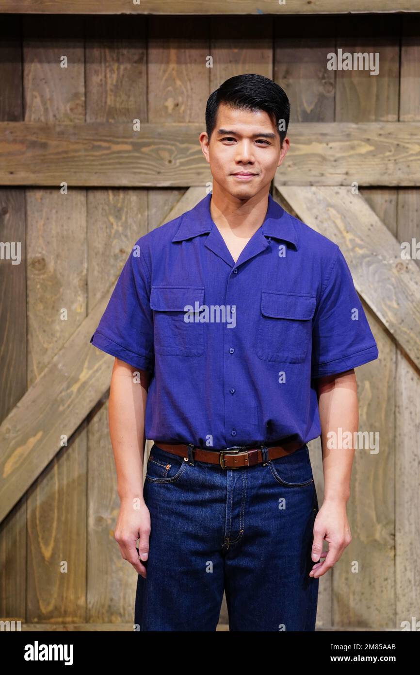 Telly Leung during a photo call at Charing Cross Theatre in London, for ...