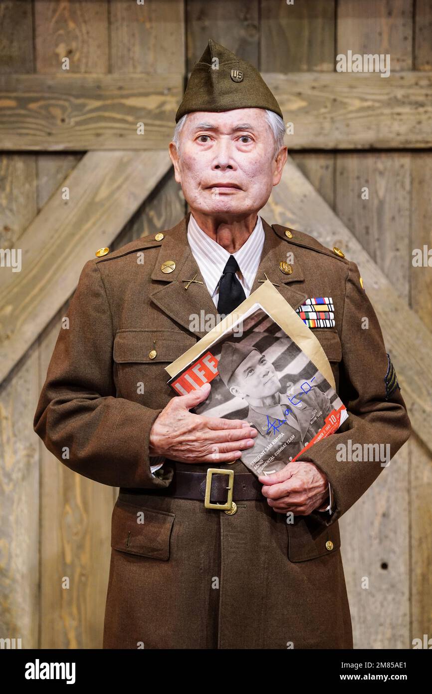 George Takei during a photo call at Charing Cross Theatre in London ...