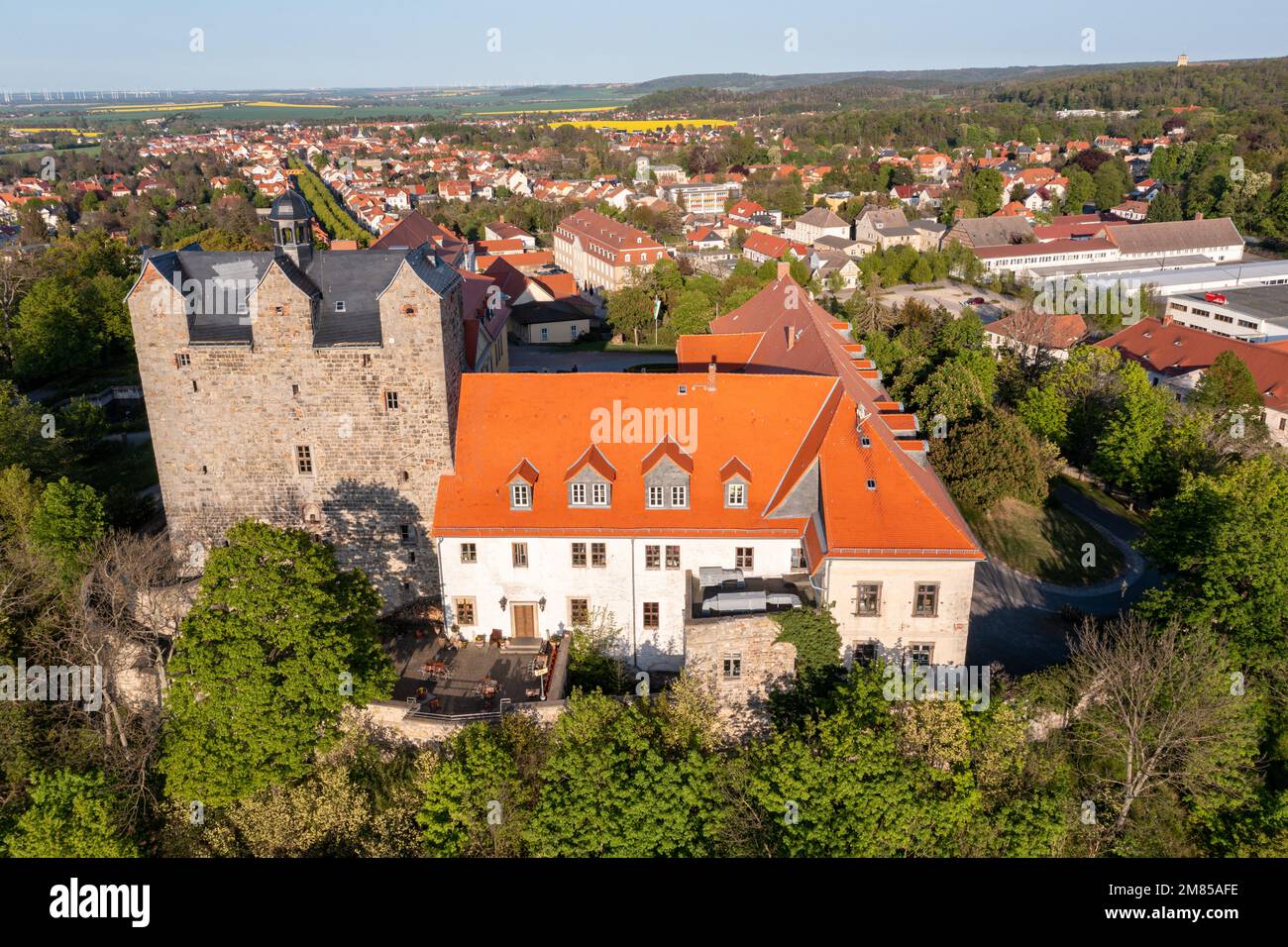 Schlosspark Ballenstedt im Harz Stock Photo - Alamy
