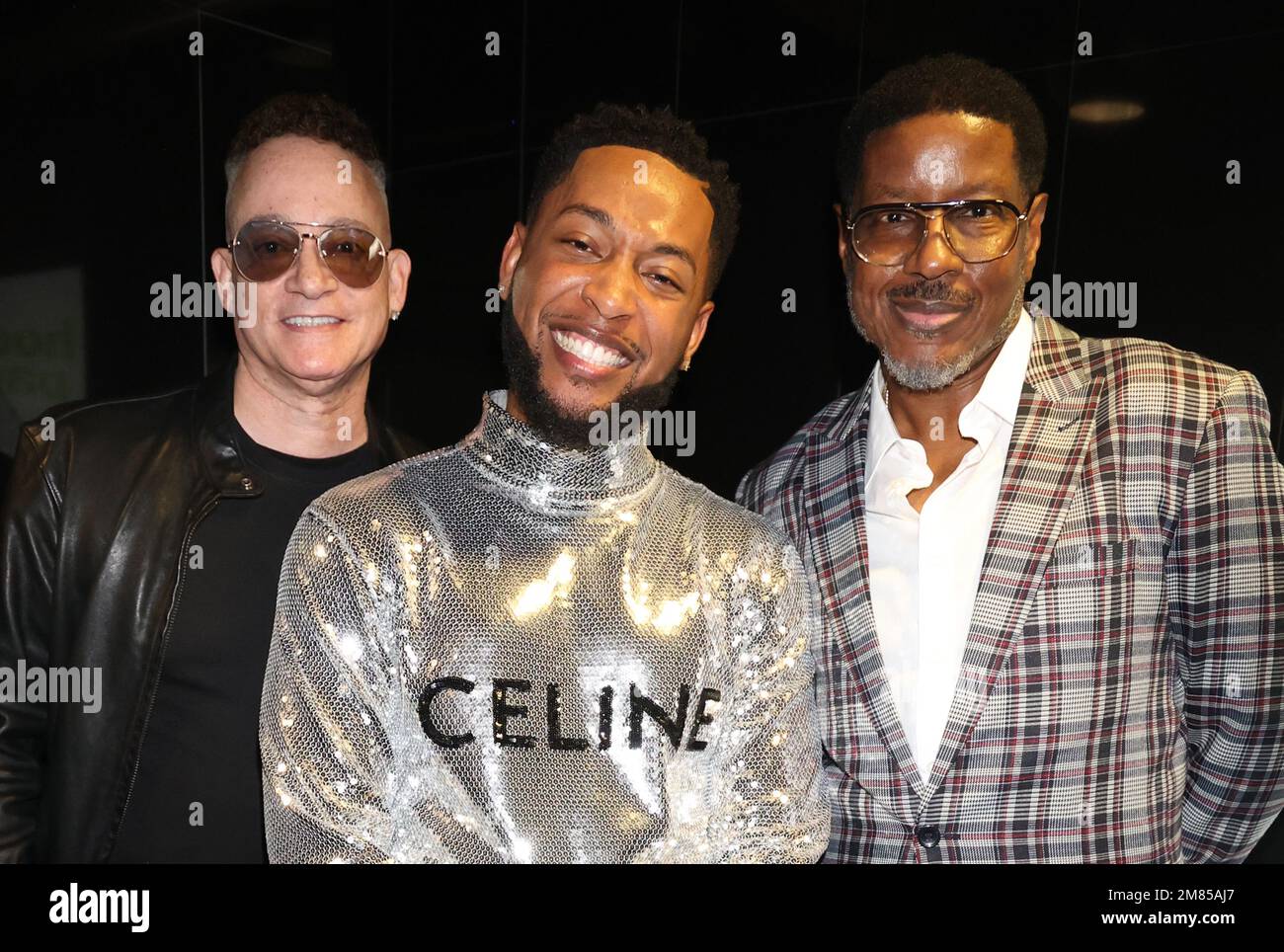 Hollywood, Ca. 11th Jan, 2023. Christopher "KId" Reid, Jacob Latimore ...