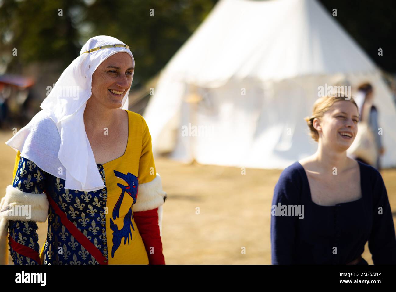 Folleville Medieval fair, France Stock Photo - Alamy
