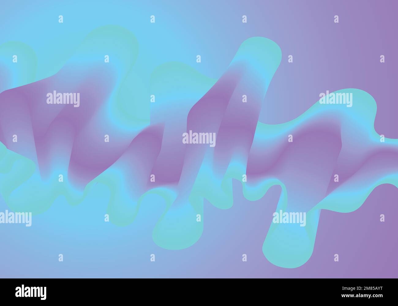 Abstract soft color fluid wave. Duotone geometric compositions with ...