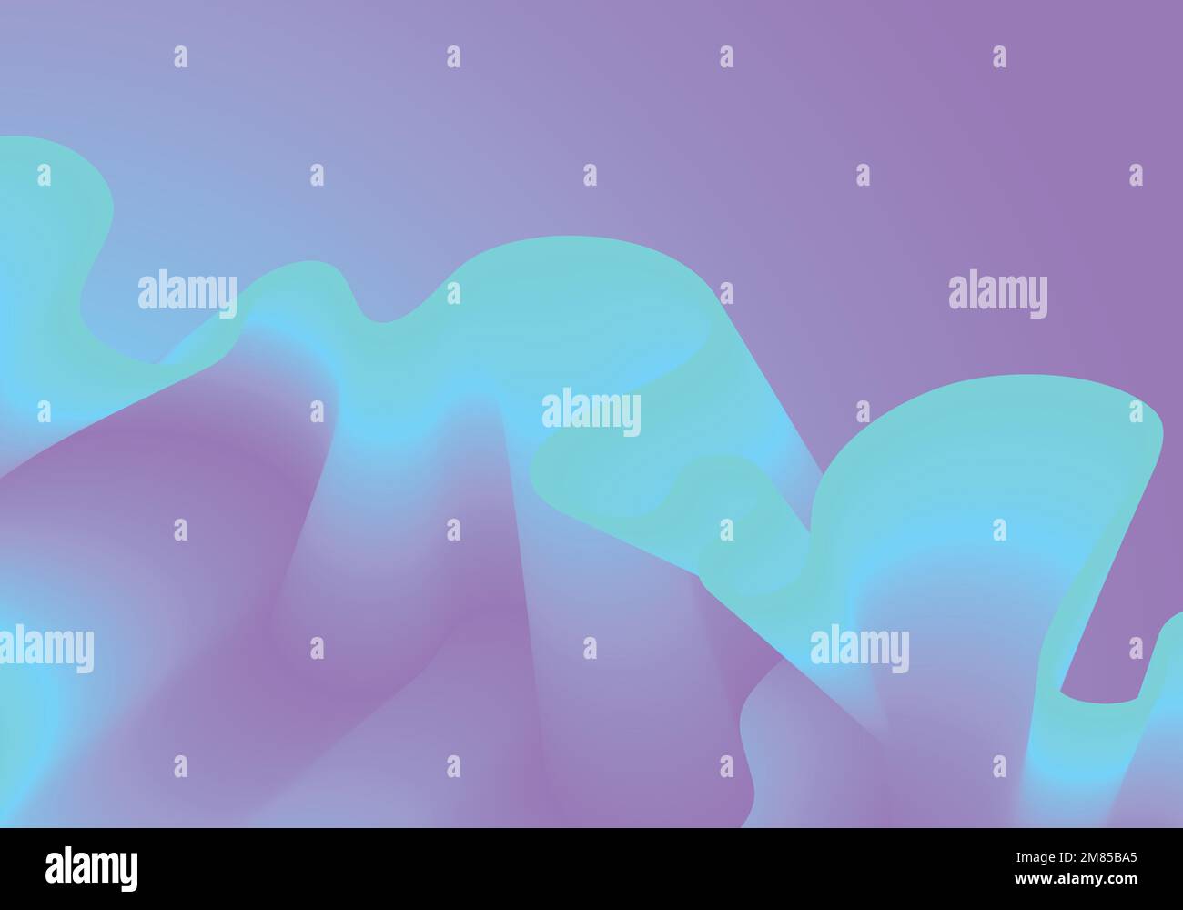 Abstract soft color fluid wave. Duotone geometric compositions with ...