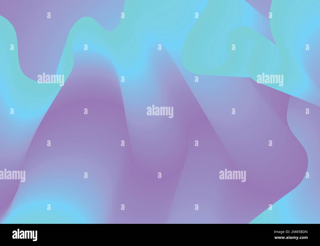 Abstract soft color fluid wave. Duotone geometric compositions with ...