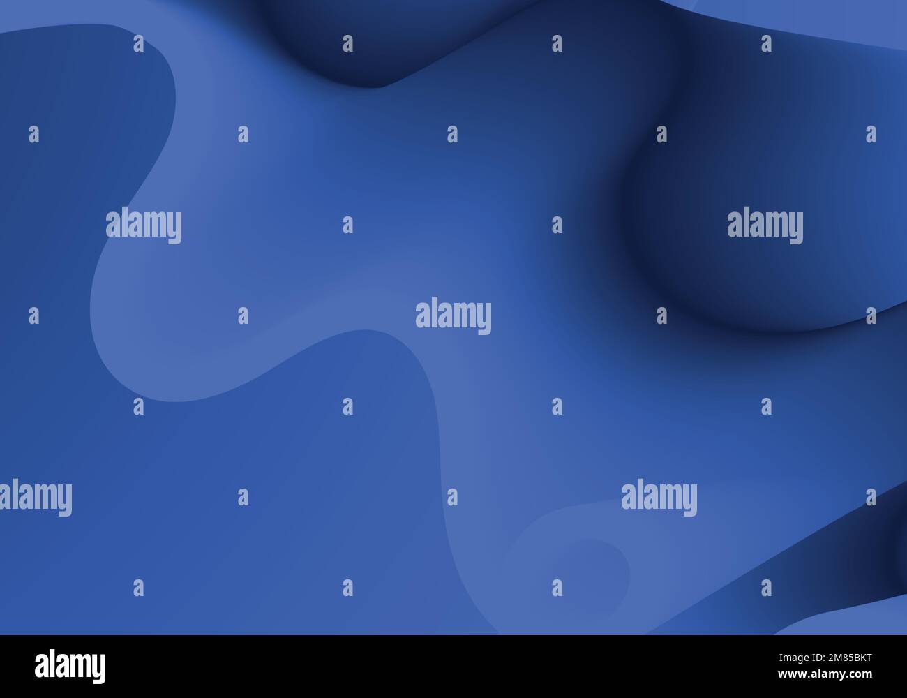 Blue fluid wave. Duotone geometric compositions with gradient 3d flow ...