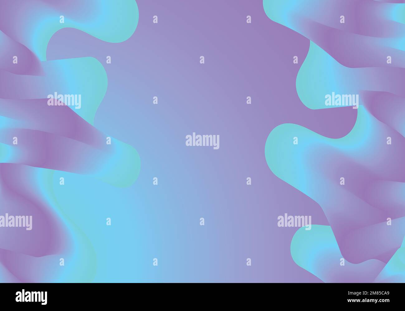 Abstract soft color fluid wave. Duotone geometric compositions with gradient 3d flow shape ...