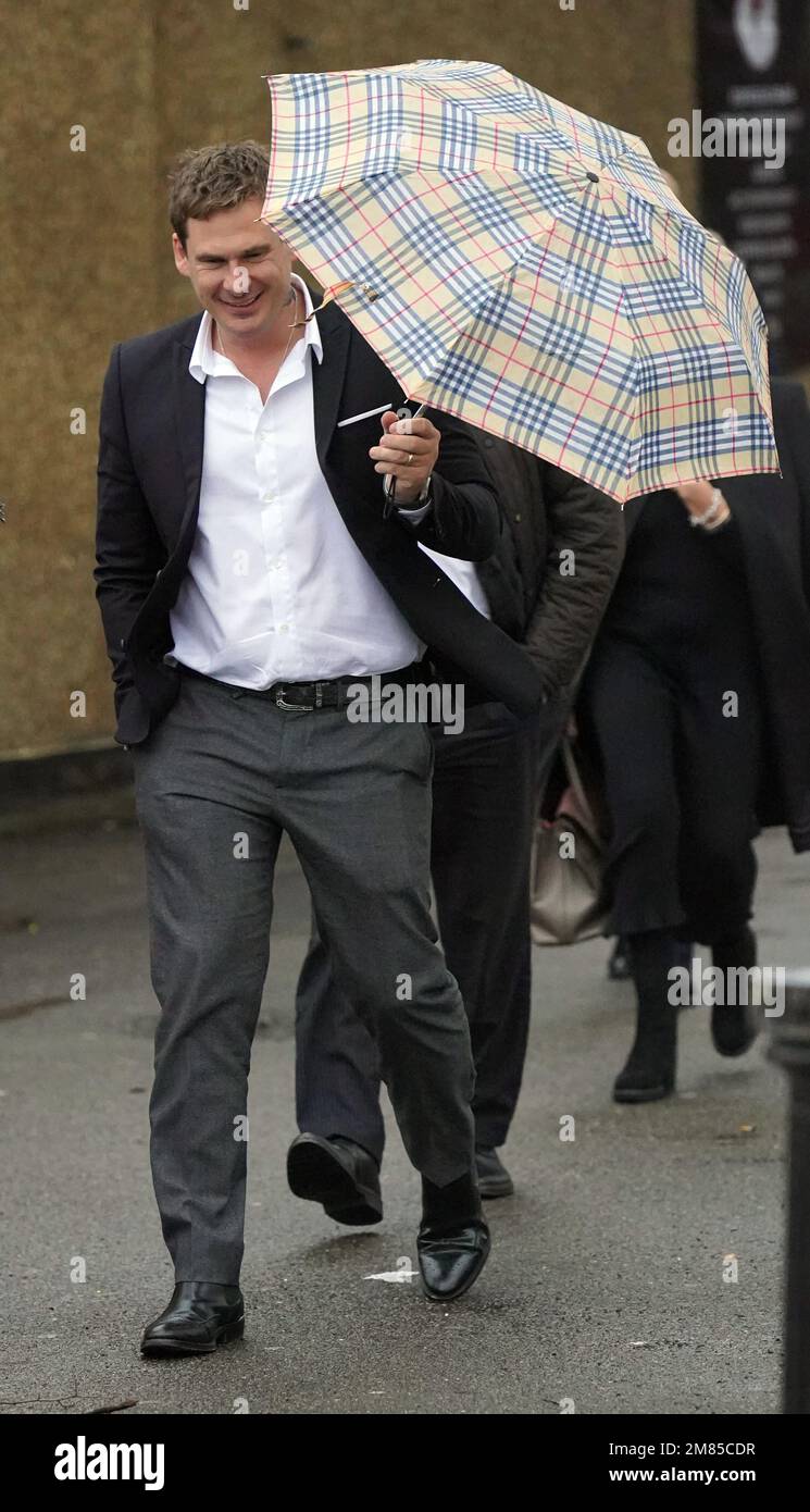 Blue singer Lee Ryan arrives at Ealing Magistrates' Court in London ...