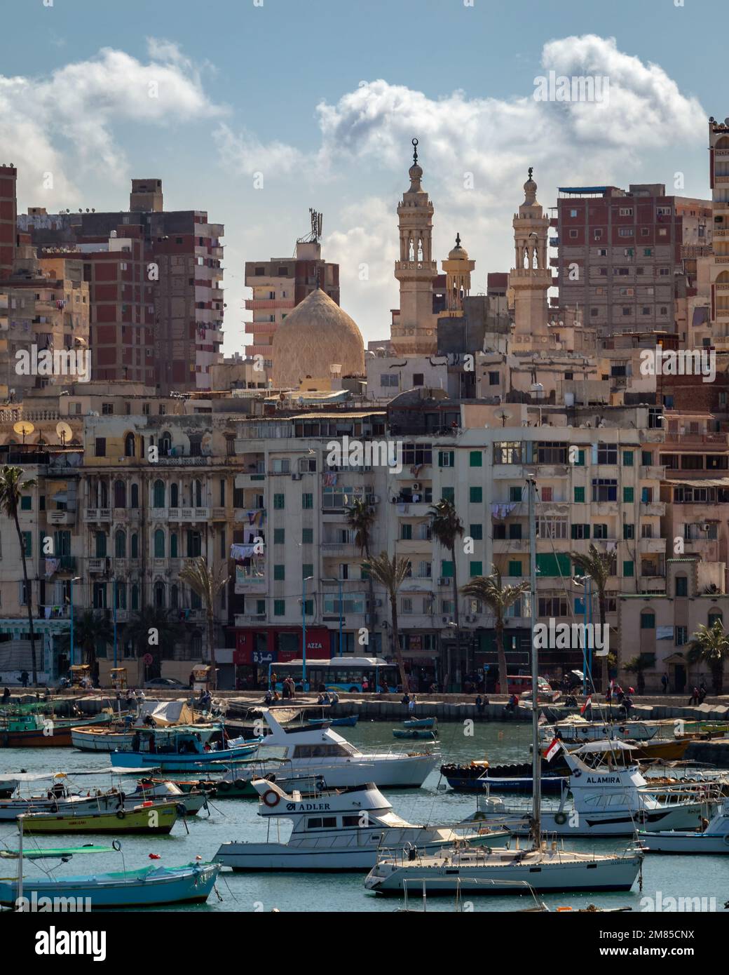 Alexandria egypt downtown hi-res stock photography and images - Alamy